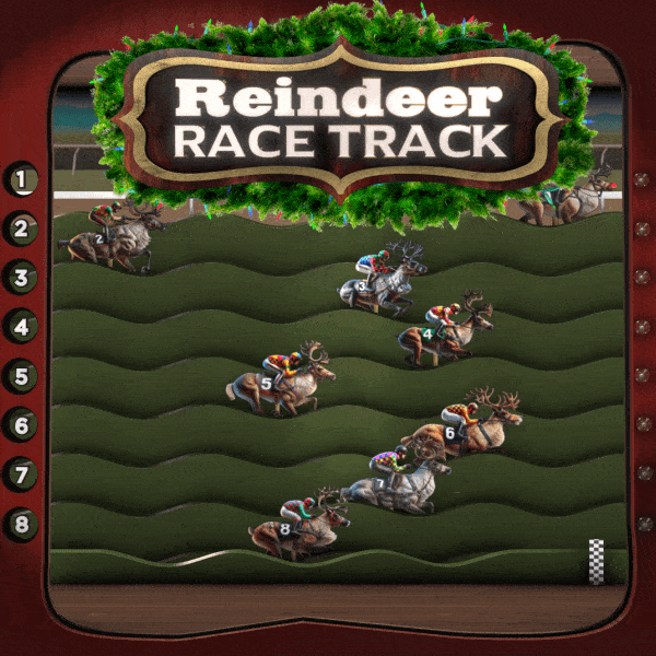 Reindeer Race Track